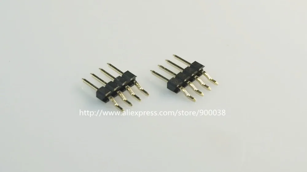 1000pcs-1x4-P-4-Pin-2-54mm-Pin-Header-Male-single-row-Right-Angle-90 ...
