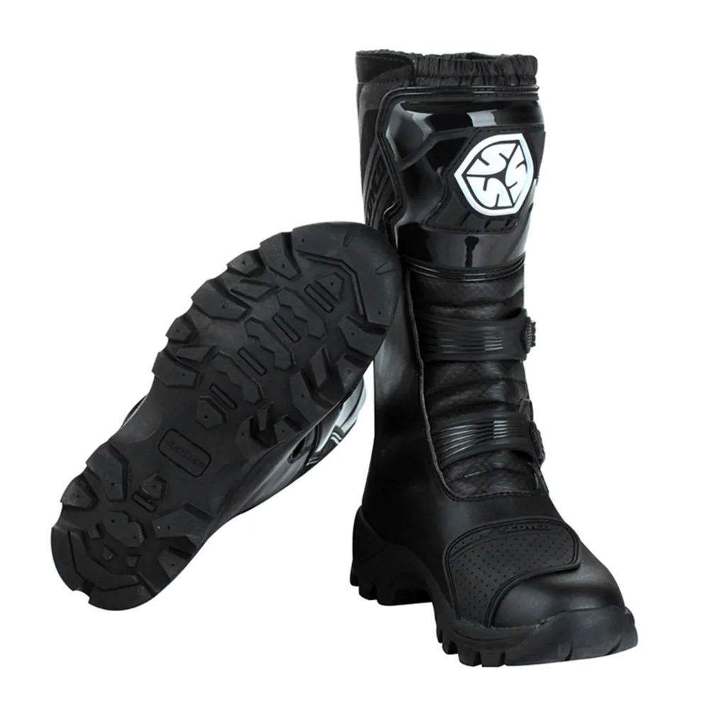 SCOYCO MT012 Boots Motorcycle Racing Off road Long Shoes SPEED Botas MX ...