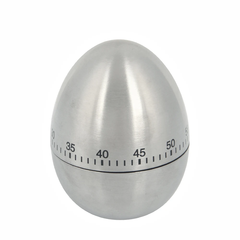 Egg Kitchen Timer Cooking Timer Alarm 60 Minutes Stainless Steel ...