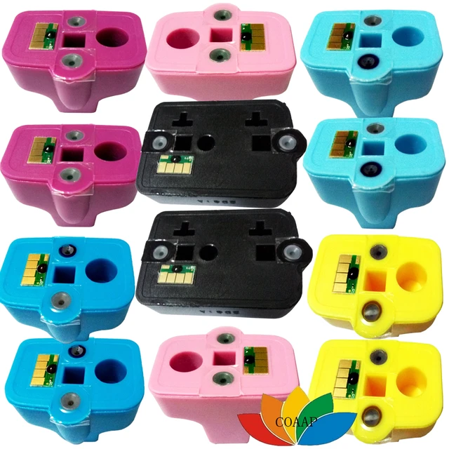 12 Replacement ink for HP02 PHOTOSMART 3310 C5180 D6160 C7180 8230 ...