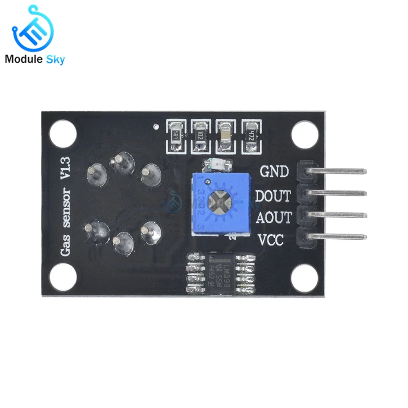 MQ-2 MQ2 Smoke Gas Sensor V1.3 LPG Butane Hydrogen Gas Sensor Detector ...