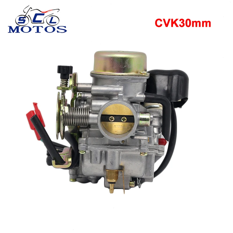 Sclmotos Motorcycle Carburetor Carb Replace Keihin CVK30 30mm 150CC ...