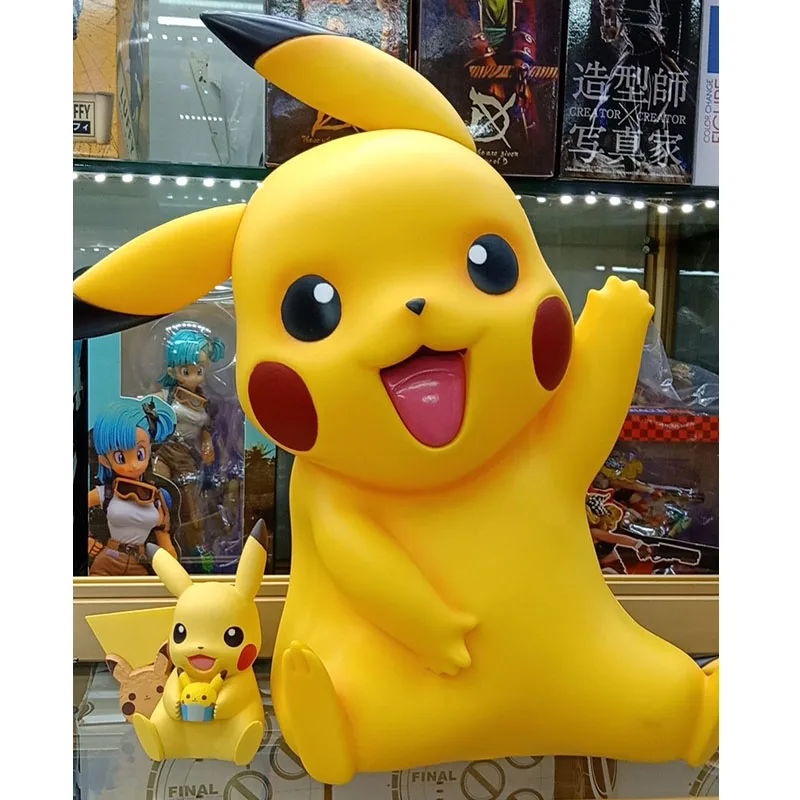 40cm Big Size Anime Cute Pika Action Figure Collectible Cartoon ...