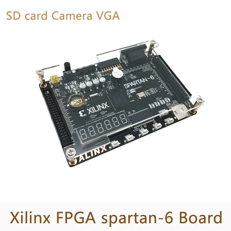 Xilinx Spartan Fpga Development Board Xc6slx9 Ax309 With 256mb Sdram ...