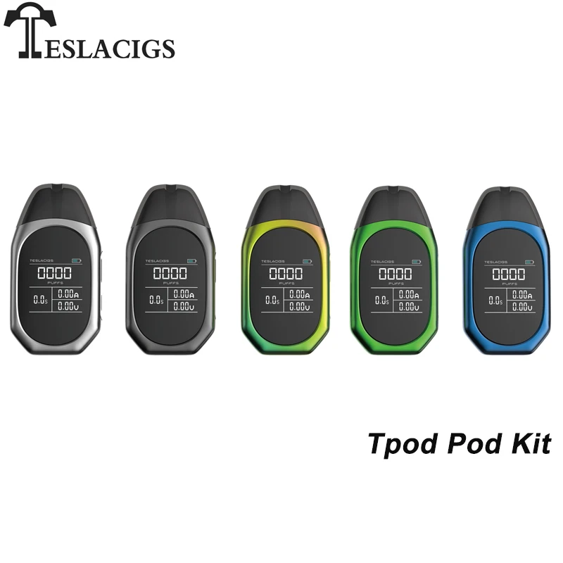 Original Teslacigs TPOD Kit Tesla Tpod Pod Vape Kit with 2ml Capacity ...