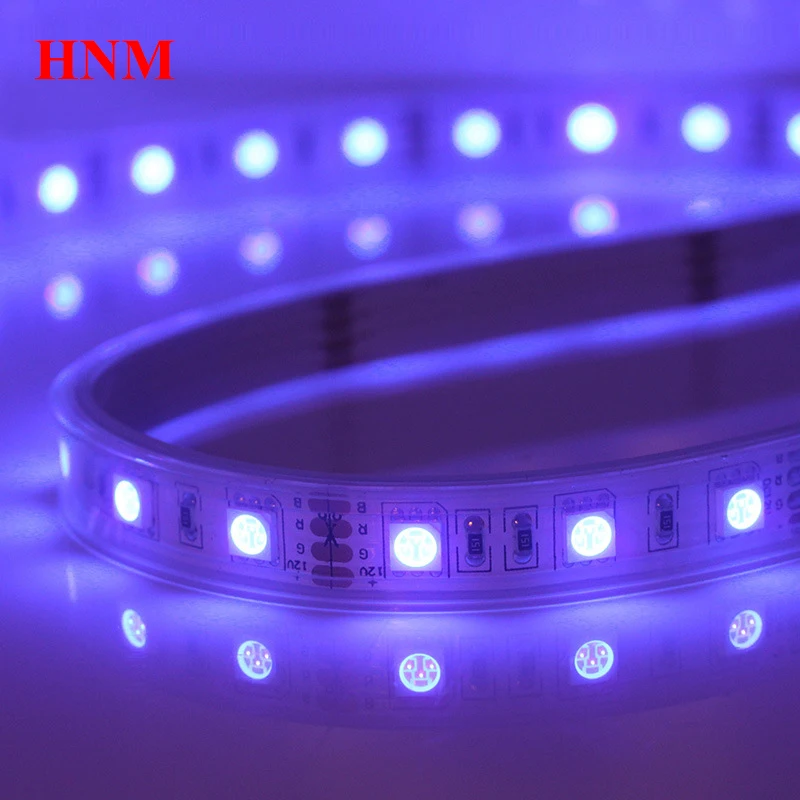 12V 5050 60LEDs/m Purple Flexible LED Strip Light Flexible Tape SMD5050 ...
