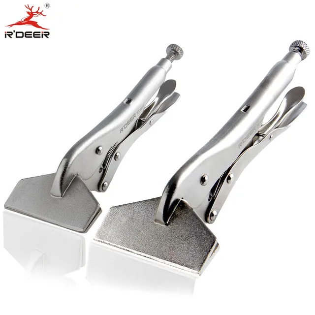 RDEER 7''/10'' Flat Head Locking Grip Pliers Wear Resistant Vice Grips ...