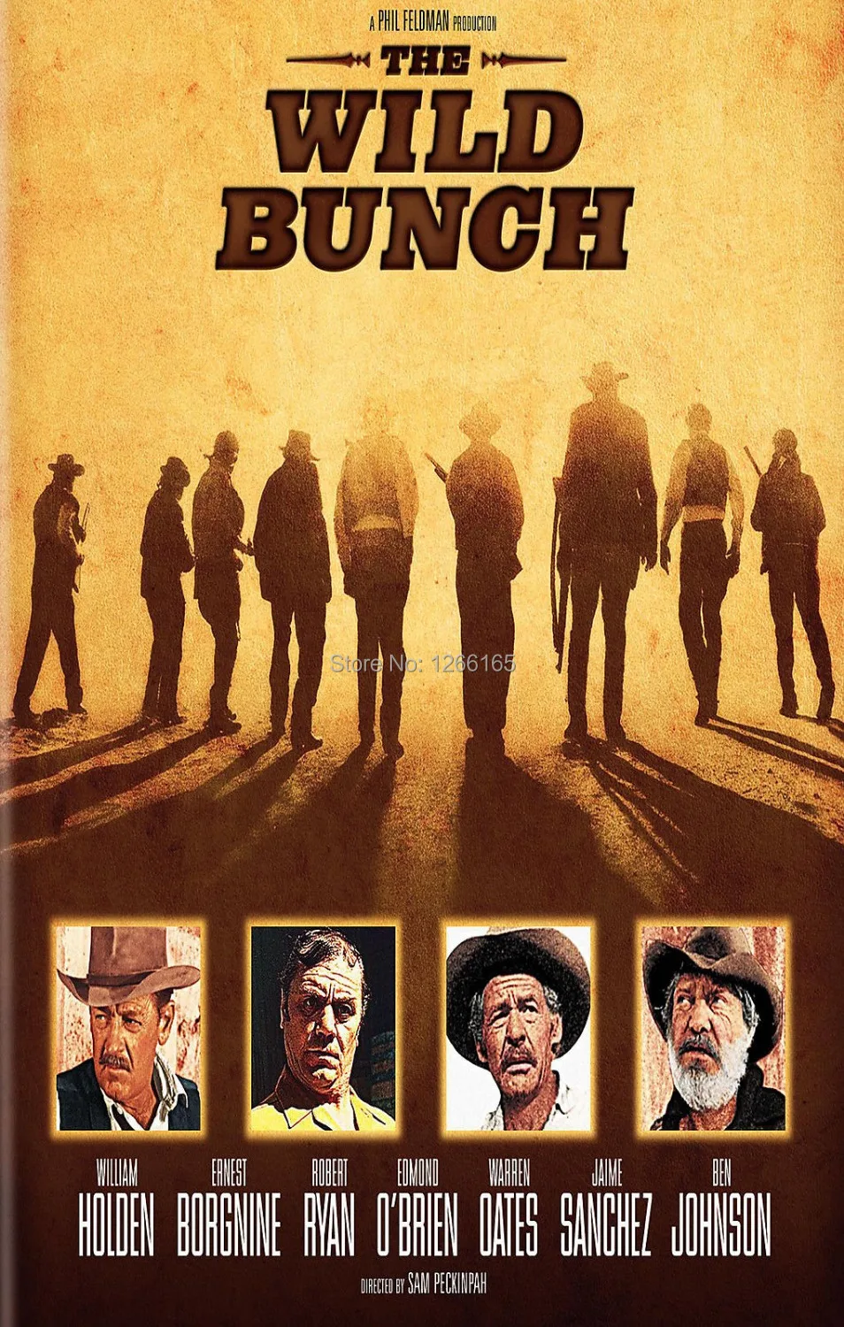 The Wild Bunch Movie Poster Rare Western Home Decoration 12x18 24x36 ...