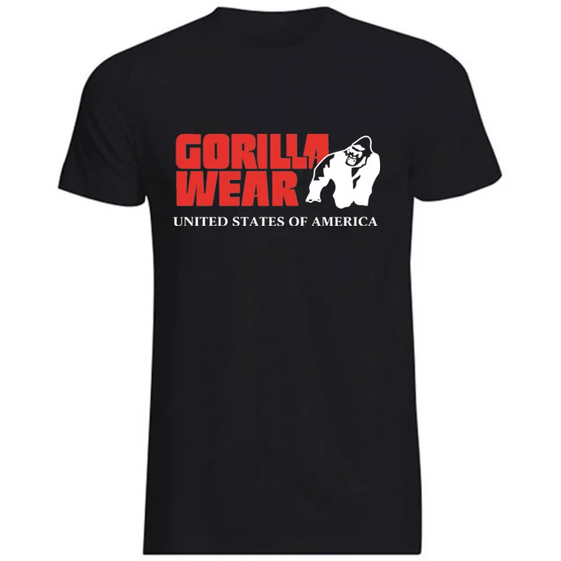 2018 New Fashion Brand Men T shirt Gorilla Wear Print Solid Color ...