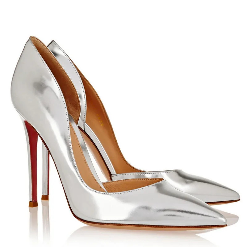 chaussure talon aiguille metal