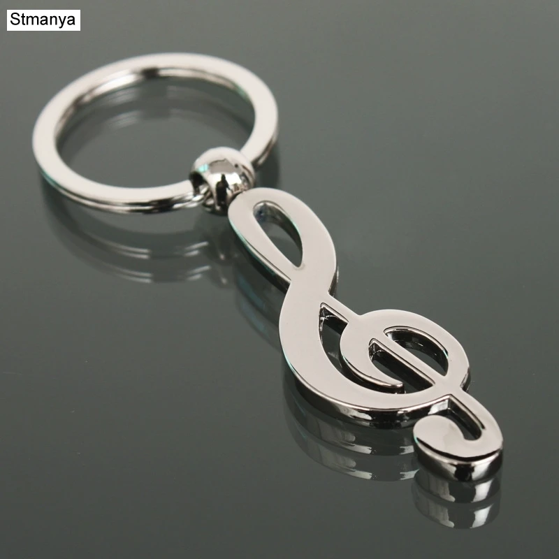Hot-Nw-Metal-Musical-note-Key-chain-Cool-Luxury-Car-Key-Ring-Musical ...