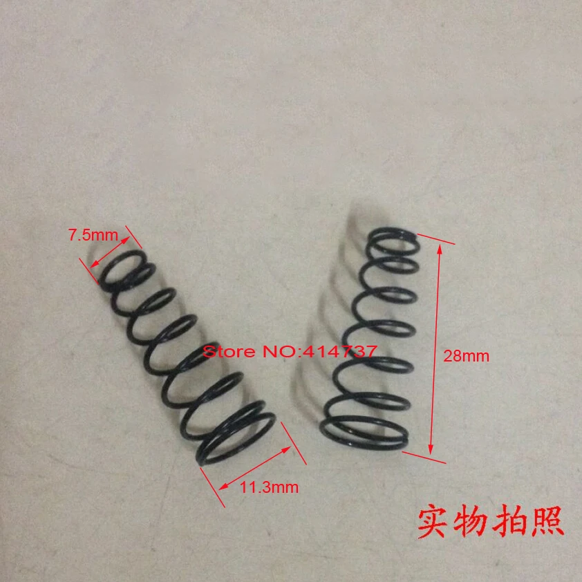 9pcs 0.8*7.5&11.3*28mm Steel conical coil spring 0.8mm wire conical ...