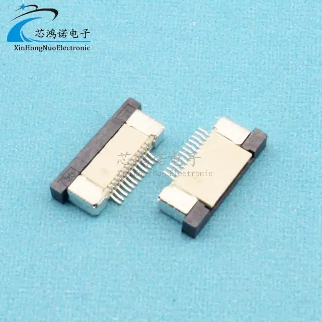 FFC / FPC socket connector flexible cable outlet 0.5mm 12P then under ...