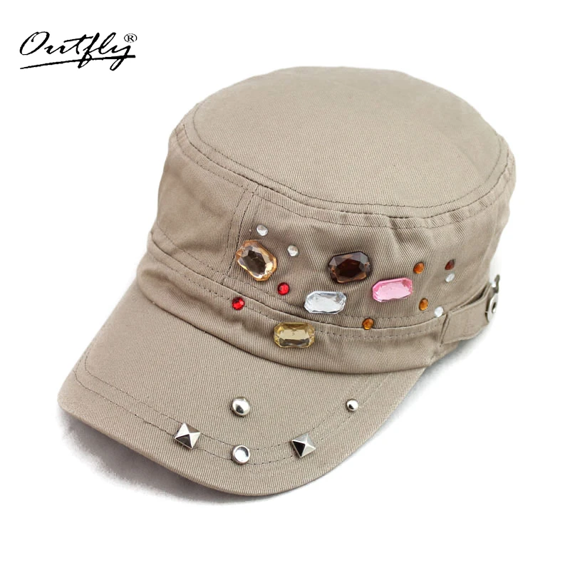 Outfly New Elegant Baseball Caps Funny Flat Top Hat Summer Bead Cap For Outfly New Elegant Baseball Caps Funny Flat Top Hat Summer Bead Cap For