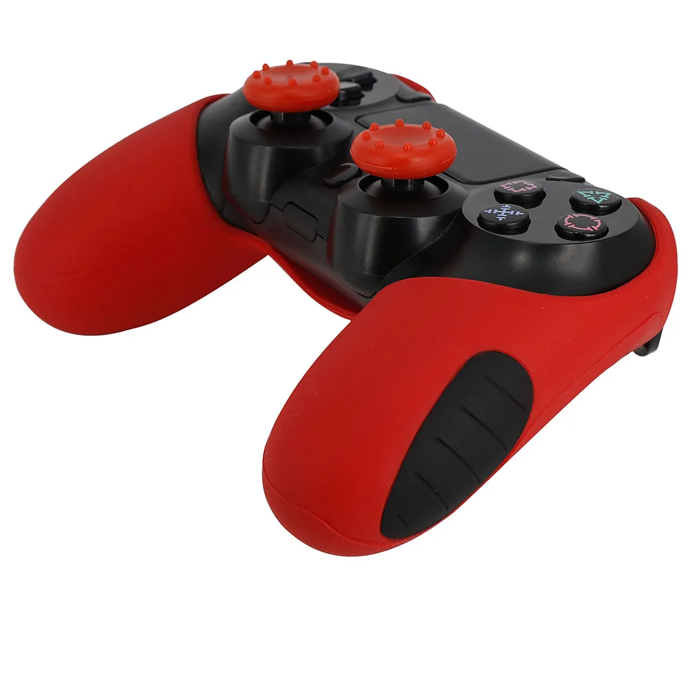 10*Soft Silicone Rubber Half Skin Case Cover for Sony Playstation 4 PS4 ...