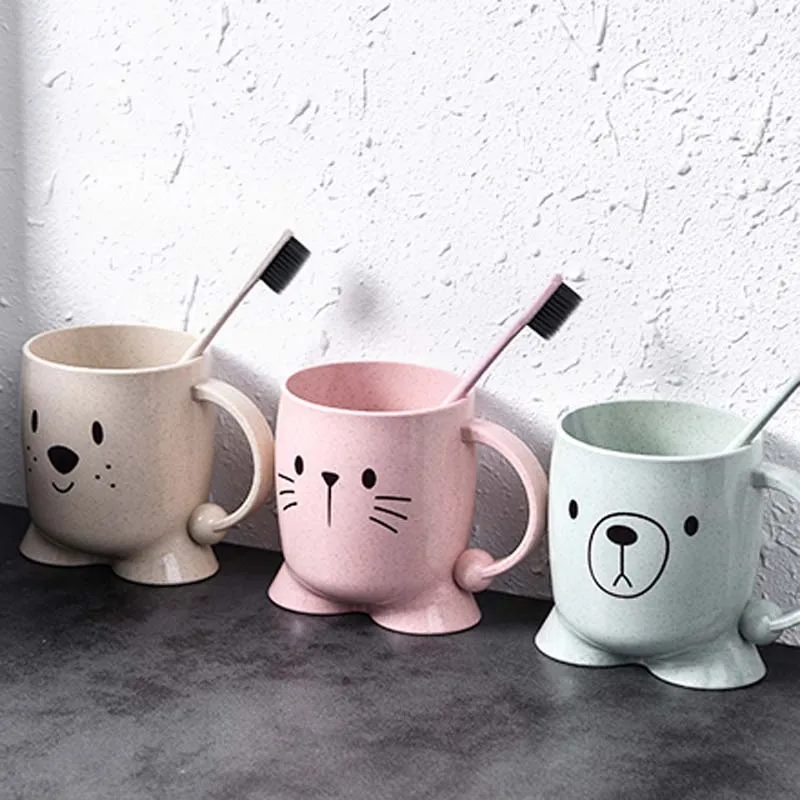 Child Cartoon Tooth Brush Cups Wash Cups Water Cups for Children Kids ...