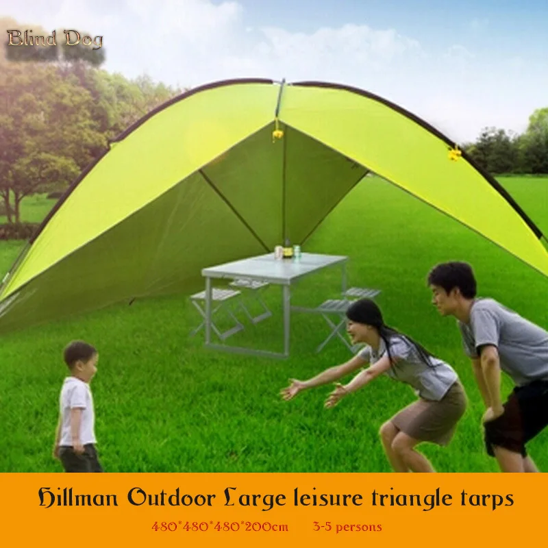 Large outdoor travel 5 8 person family camping awning tent 2016 ...