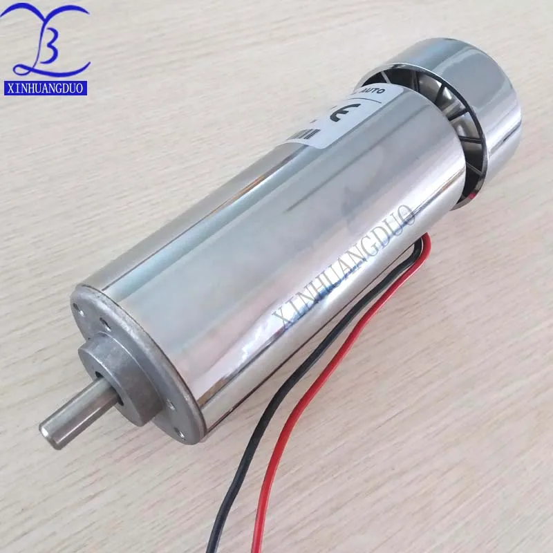 500W DC Spindle motor , DC12 48V 12000rpm, high torque dc motor, air ...