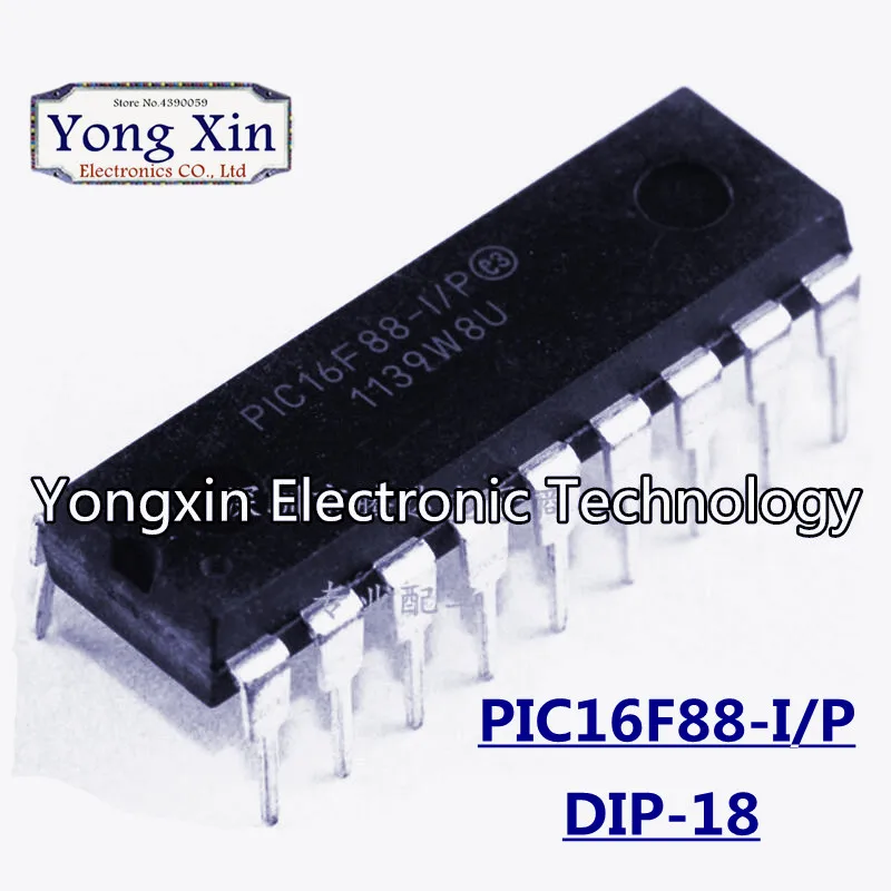 10PCS PIC16F88 I/P DIP 18 PIC16F88 DIP18|Voltage Regulators/Stabilizers| - AliExpress