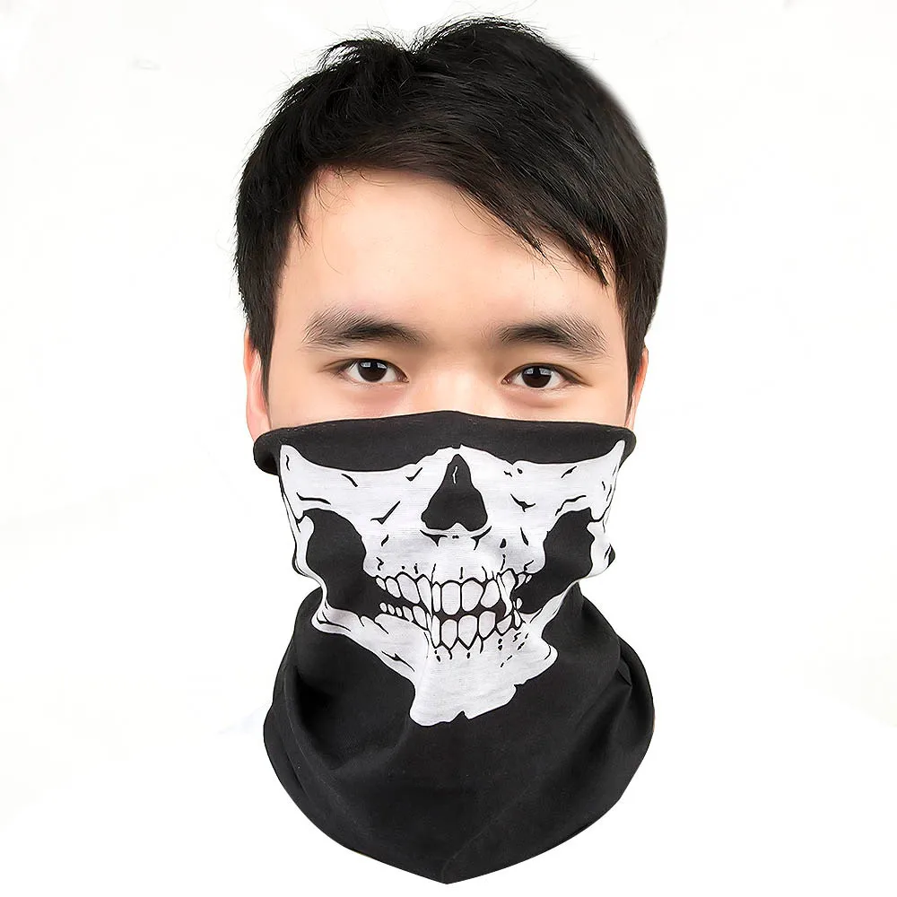 Halloween Scary Mask Festival Skull Masks Skeleton Outdoor Motorcycle ...