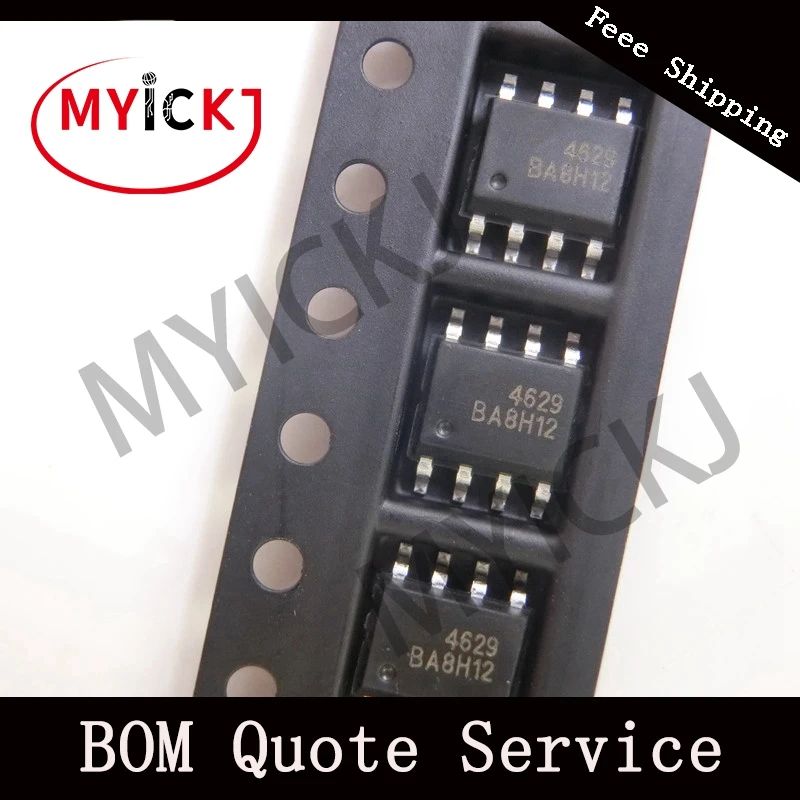 10PCS AO4629 MOSFET N/P CH 30V 6A/5.5A 8SOIC IC CHIP 4629|LED Chips ...
