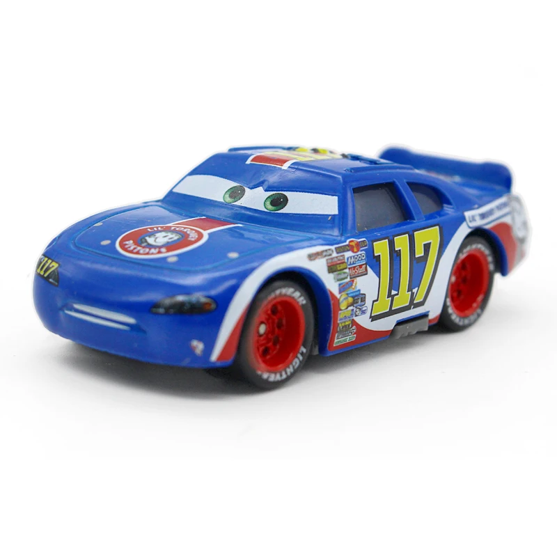 Disney Pixar Cars 100% Original No.117 Racer 1:55 Scale Diecast Metal ...