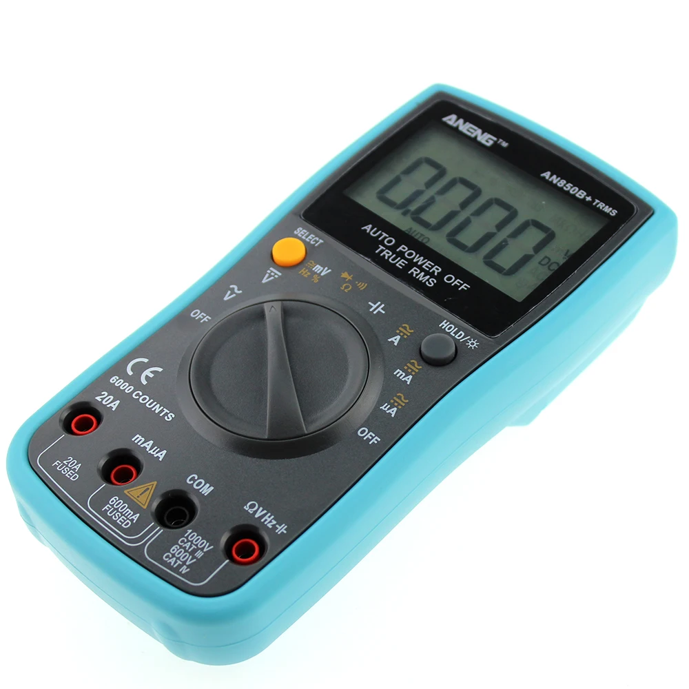 AN850B+ 6000 counts LCD Digital Multimeter DMM with NCV Detector DC AC ...