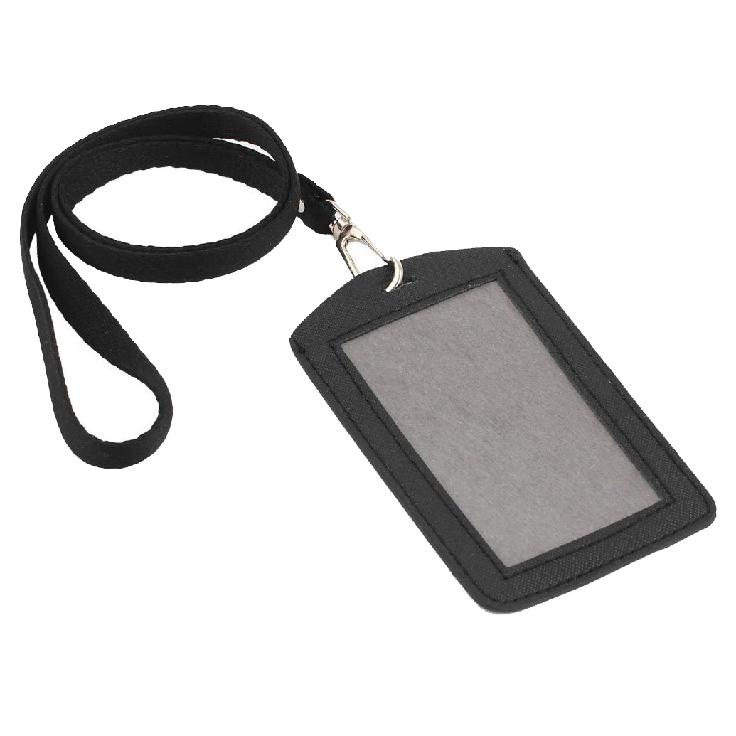 Office, school badge strap black vertical neck Sale – ebowsos