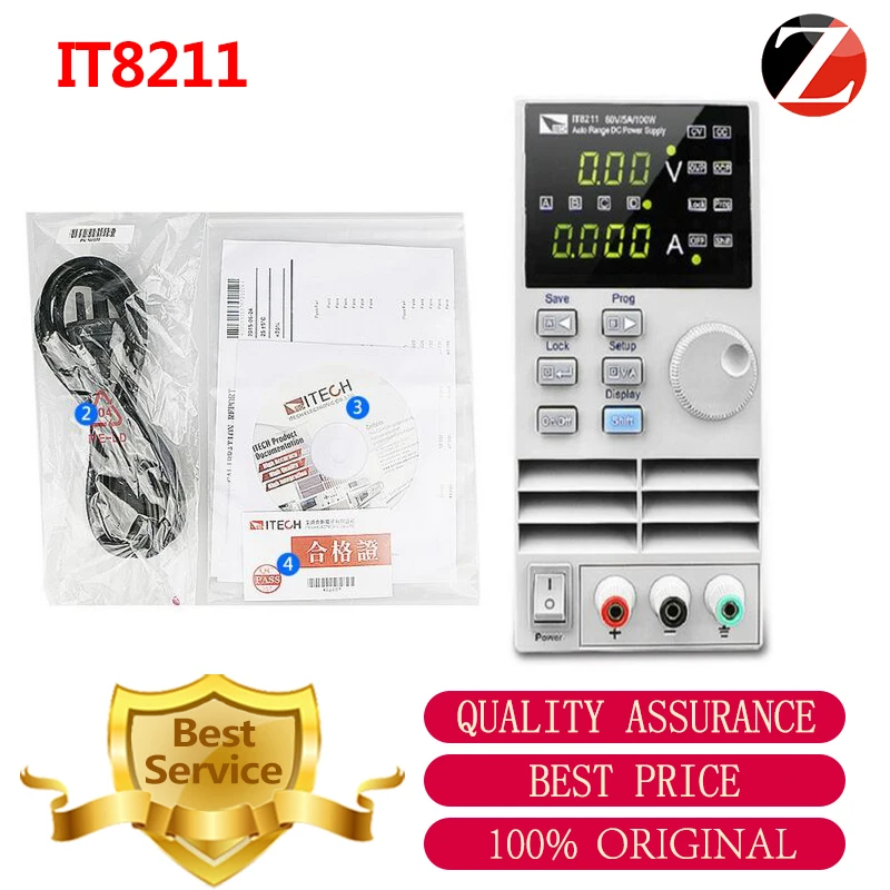 ITECH IT8211 ควบคุมดิจิตอลกระแสตรงความแม่นยำสูงเครื่องทดสอบแรงดันไฟฟ้า ...