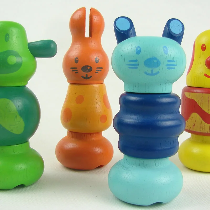 2015 Direct Selling New Unisex > 3 Years Old Wood 1:8 Animals Fallout ...