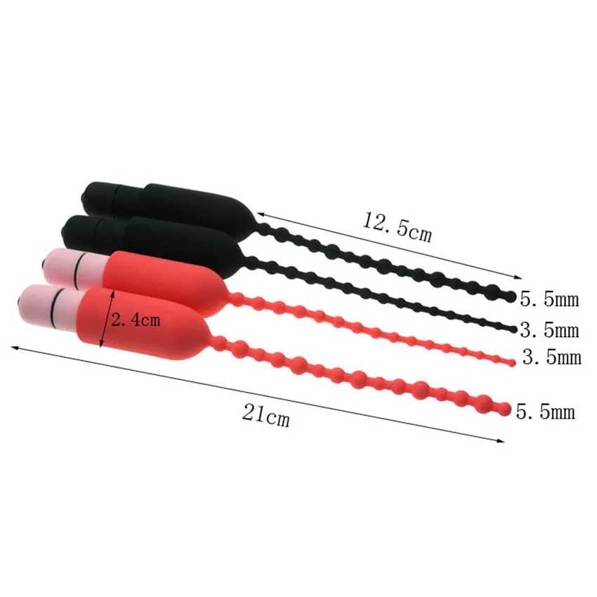 7-Frequency-Beads-Vibrating-Urethral-Sound-Silicone-Penis-Plug-Sounding ...