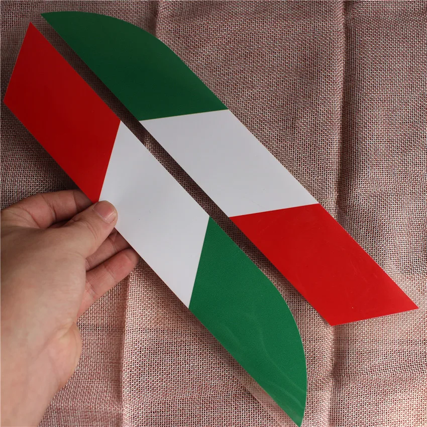 2pcs-Italy-Color-Car-National-Flag-Stickers-PVC-Rear-Decal-Styling-For ...