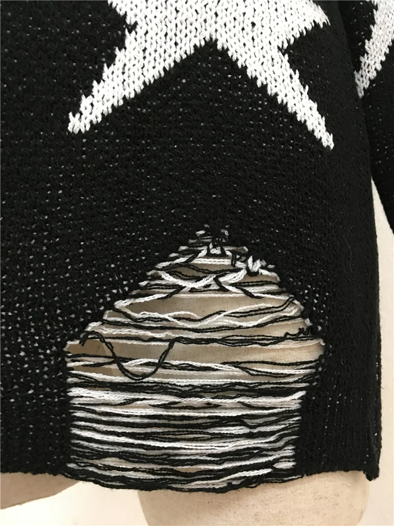 FREE SHIPPING Ofshoulder Stars Sweater Knitted JKP1360 - Allkpop Shop