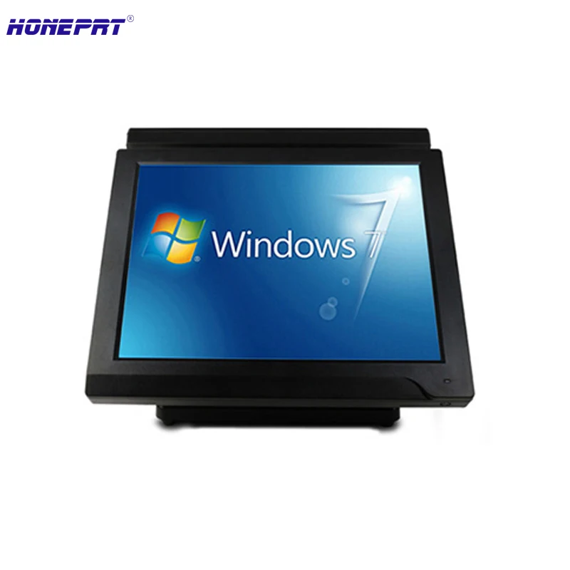 15 Inch Double Led Display Online Pos System All In One Windows With ...