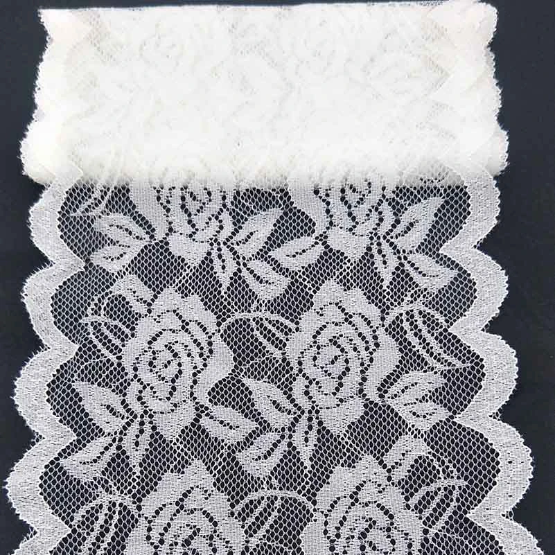 Lace Fabric Trim Ribbon White | Lace Fabric Ribbon Sewing | White ...