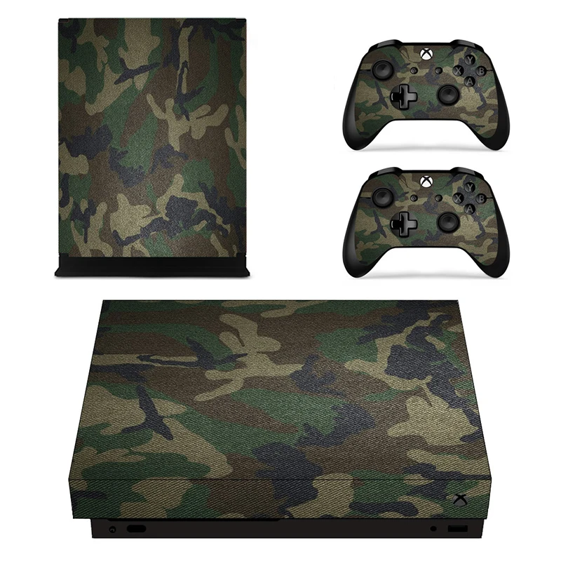 Camouflage Skin Sticker for Xbox One X - ConsoleSkins.co