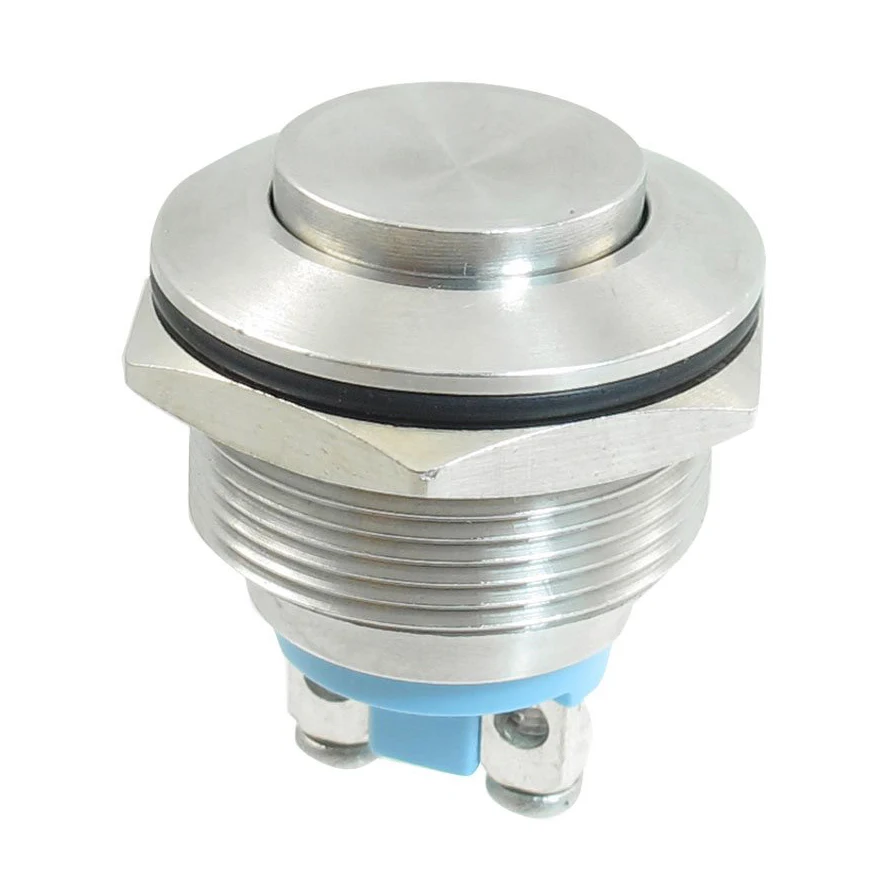 High-Quality-Stainless-Steel-Momentary-Push-Button-Switch-22mm-Flush ...