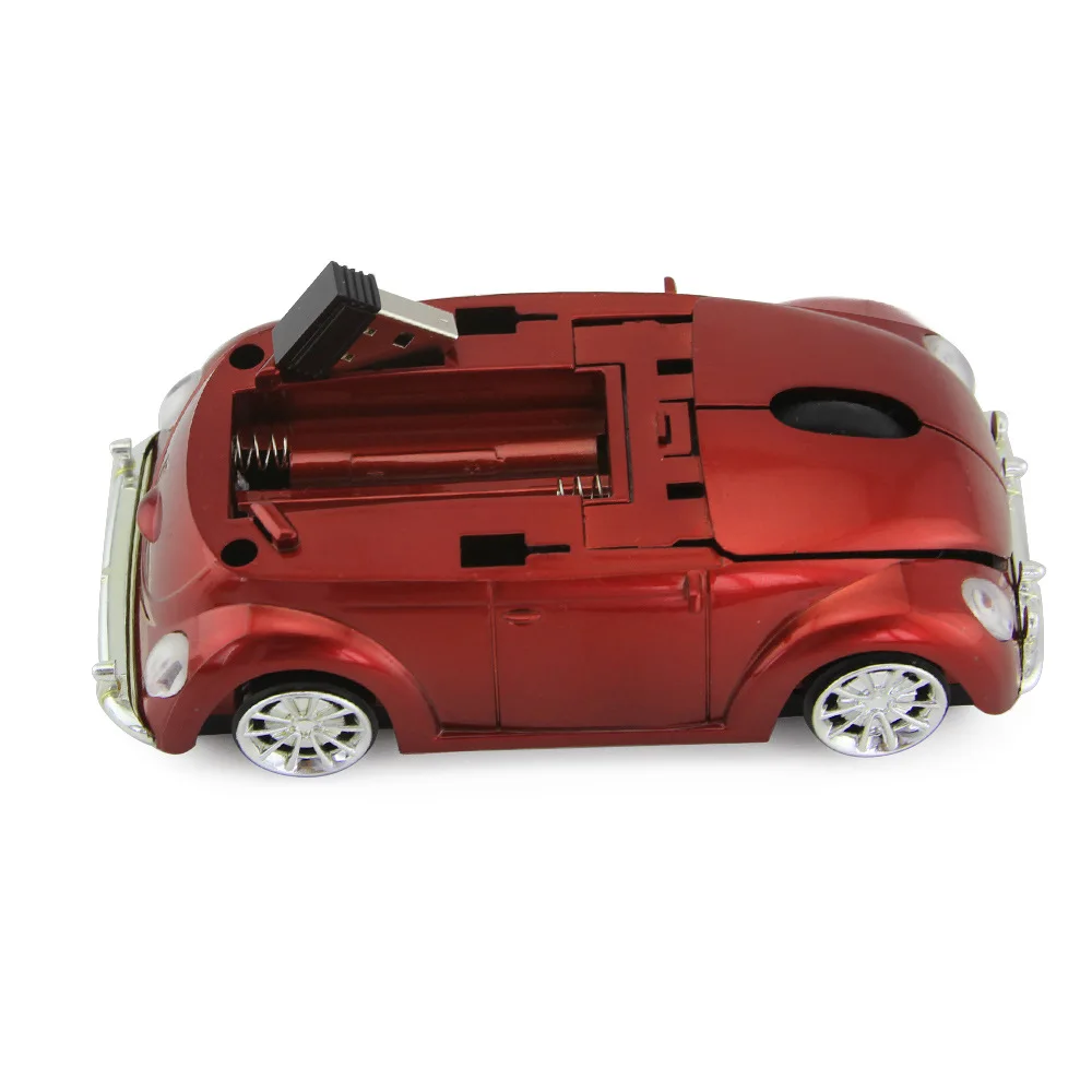 Wireless Computer Mouse Gamer Cool Beetle Car Shape Mice 1600DPI ...
