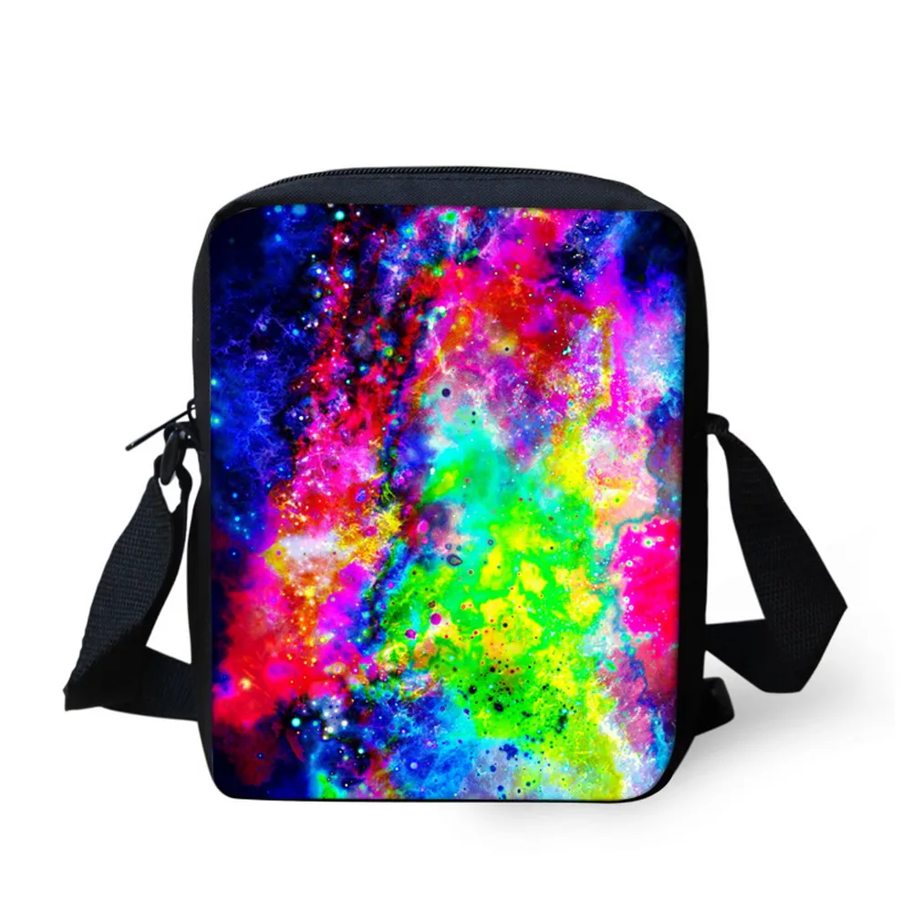 Multicolor Women Messenger Bags Stylish Galaxy Star Universe Space ...