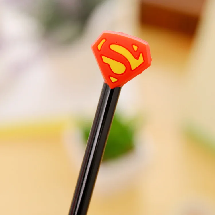Cool Stationery Super Hero Gel Ink Pen Avenger Batman Superman ...