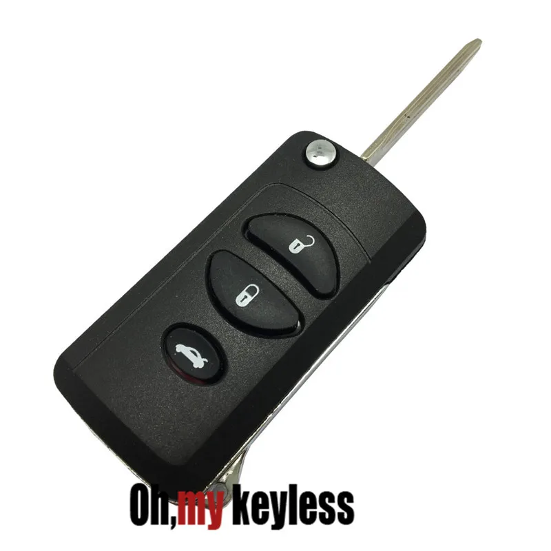 Modified folding key shell for chrysler remote key fob cover-in Car Key ...