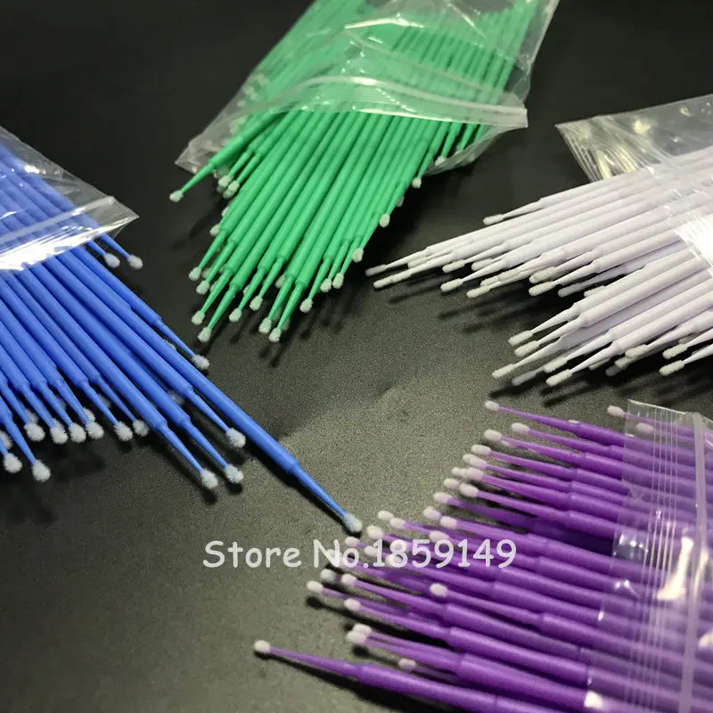 400 PCS/set Dental Disposable Micro Applicator Brush Bendable