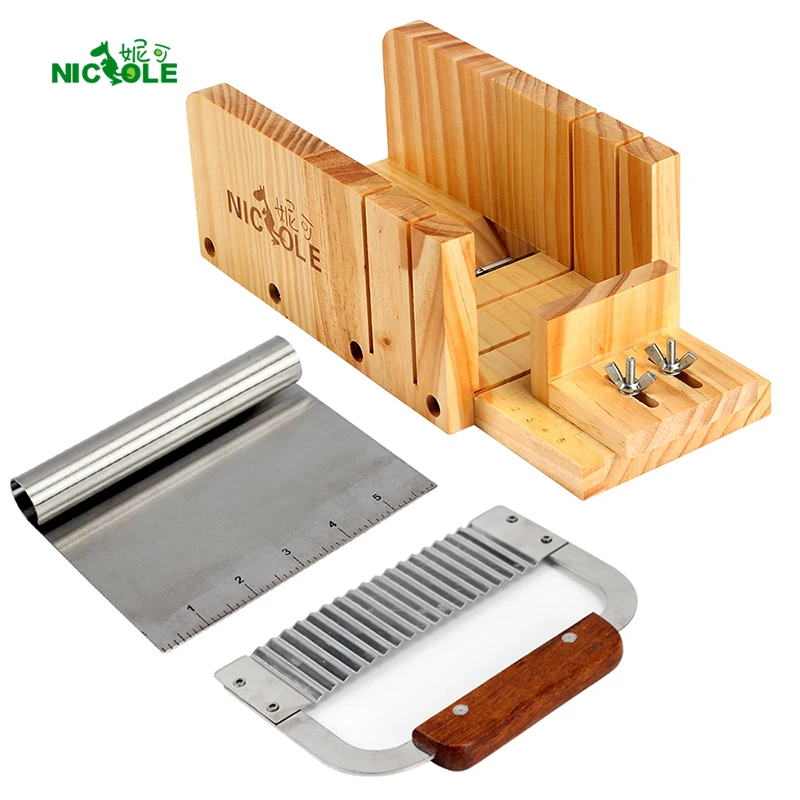Nicole Soap Cutter Tools Kit Multifunction Adjustable Wood Cutting Box ...