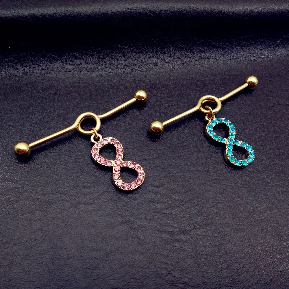 1pcs Top Quality Infinity 8 Fashion Earring 316L Stainless Steel ...