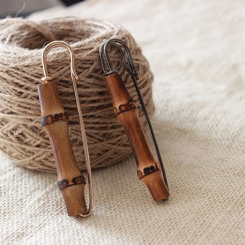 Natural-Bamboo-Pin-Vintage-Graceful-Brooch-Pins-Cardigan-Suit-Safety ...