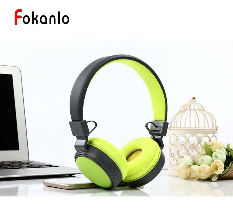color Gaming Headset Wired headphones with 3.5mm plug HD Stereo ...
