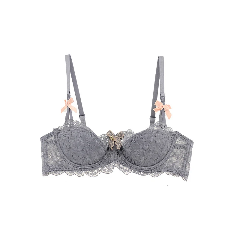 Ladychili Women Intimates Half Cup Summer Thin Bra Full Lace Bra ...