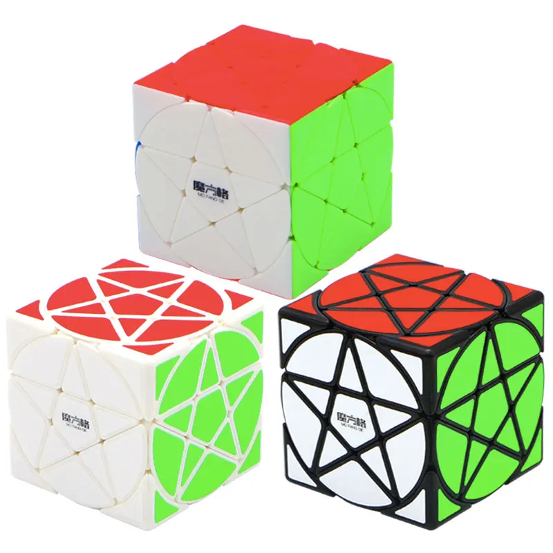 Genuine Qiyi Mofangge Pentacle Cube Strange-shape Magic Cube Black ...