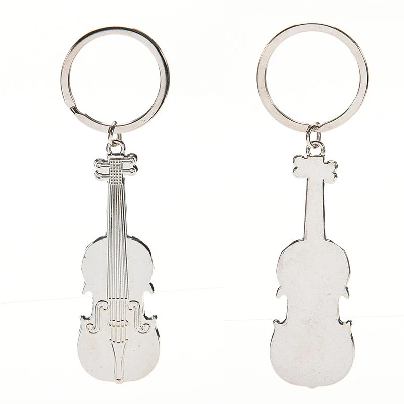 Mini-Creative-Charm-Key-Chain-Key-Ring-Musical-Note-Violin-Keychain-For ...