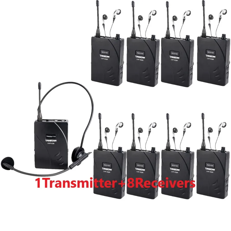 Takstar Uhf938 / Uhf 938 Wireless Tour Guide System Uhf Frequency 1 ...